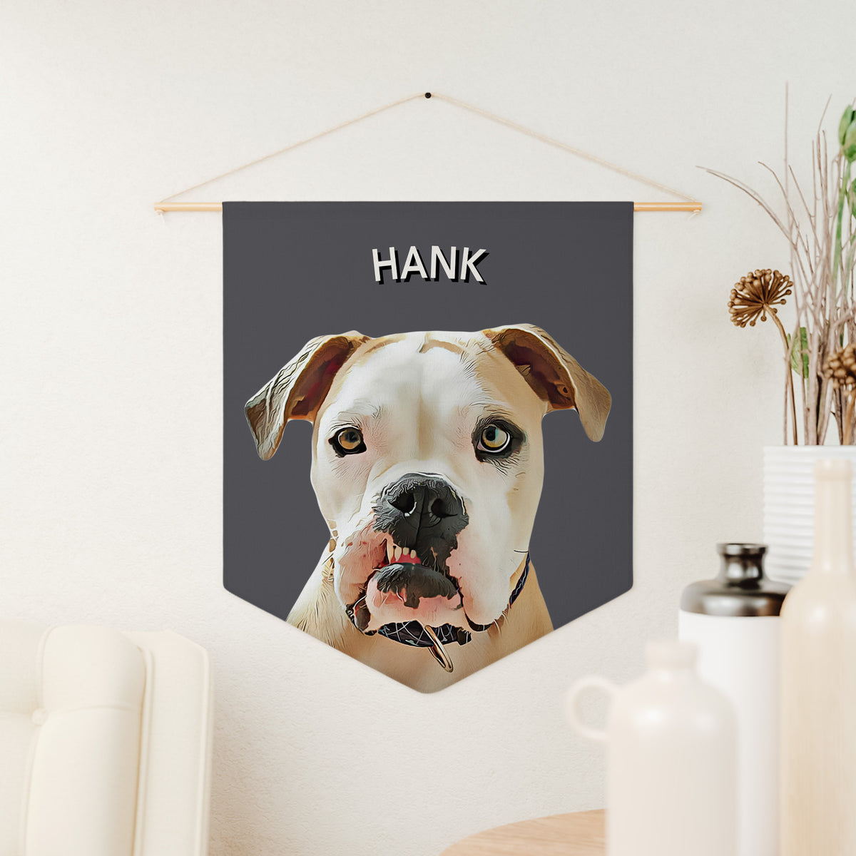 Personalized Pet Wall Pennant – PoochPrints